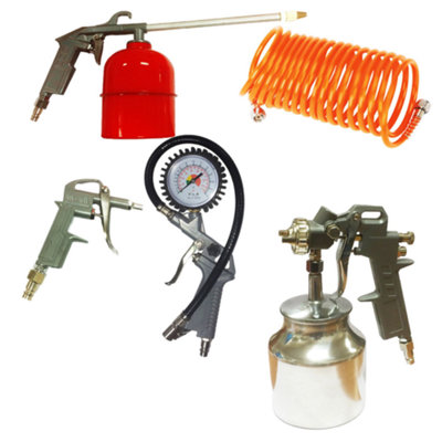 TOOLZONE HIGH QUALITY 5 PIECE AIR TOOL KIT | DIY at B&Q