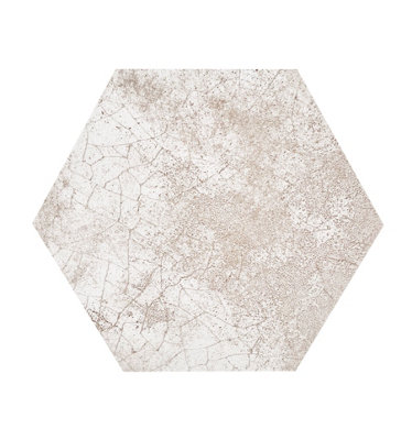 Top Ceramics Beige Hexagon Floor Wall Tile - SAMPLE