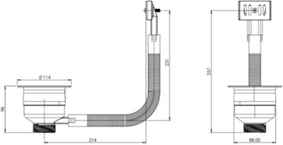 Top Fix Kitchen Sink Strainer 90mm Chrome Stainless Steel Kitchen Sink ...