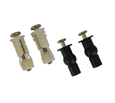 Top Fix Toilet Seat Grommet Set - Universal Fixing Kit - 2 Pack