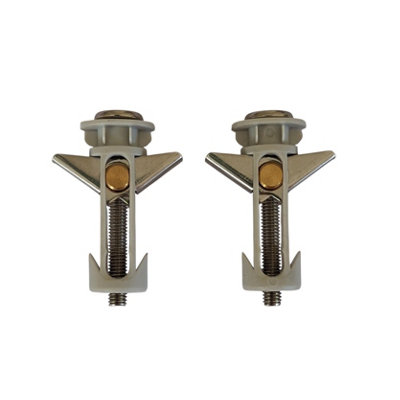 Top Fix Toilet Seat Grommet Set - Universal Fixing Kit - 2 Pack