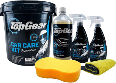 Top Gear - 7 Piece Car Cleaning Kit