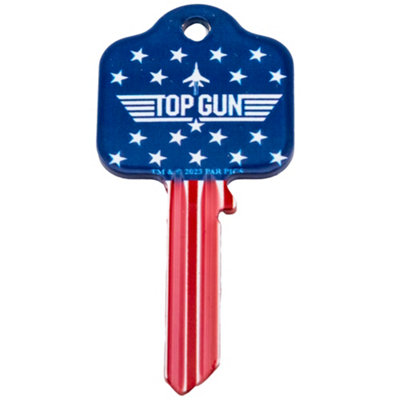 Top Gun Blank Key Blue/White/Red (One Size)