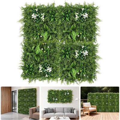 Topiary Mats Plant Wall Garden Fence Screening Hedge 50x50cm 4piece