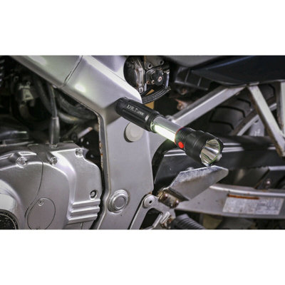 Torch Inspection Light - 3W LED & 3W COB LED - Magnetic Base - Battery ...