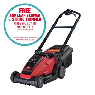 Toro 21836 60V Battery Mower Push 36cm c/w 2.5Ah Battery & Standard Charger