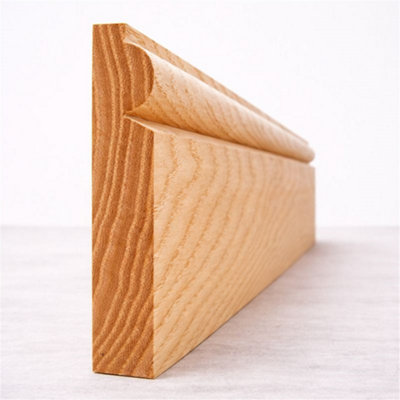 Torus American Ash Skirting Board (Oiled) - 70mm (H) x 19mm (T) x ...