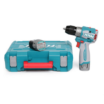 Total Li-Ion 16V Compact Brushless Cordless Drill (with 2 x Batteries ...