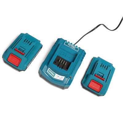 Total Li-Ion 20V Cordless Drill (with 2 x Batteries & Charger) - TDLI2002