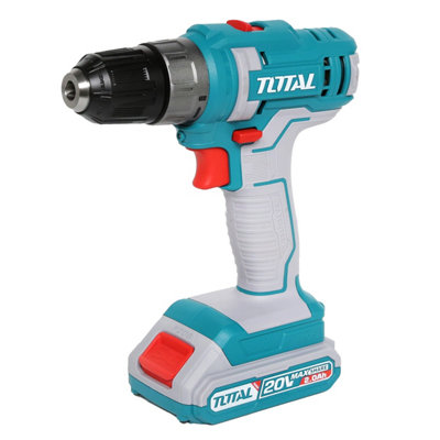 Total Li-Ion 20V Cordless Drill (with 2 x Batteries & Charger ...