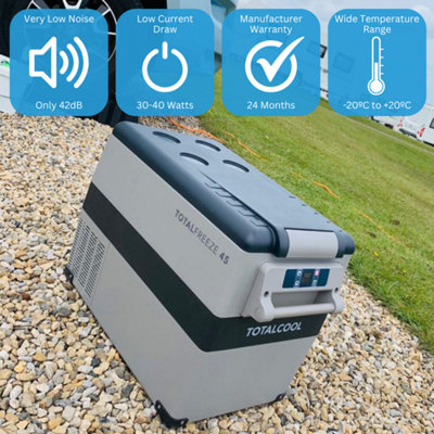 Totalfreeze Portable Fridge Freezer - 12V 24V Volt Outdoor Van Fridge ...