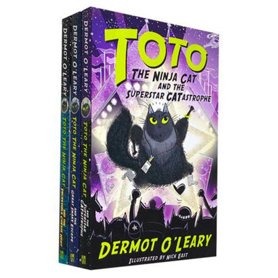 Toto The Ninja Cat Series 3 Books Collection Set - The Incredible ...