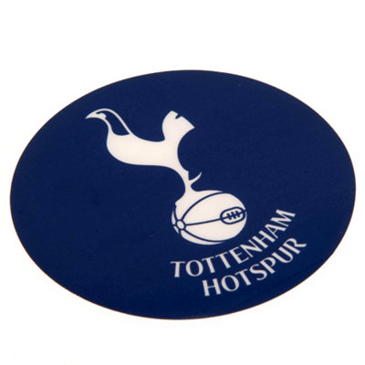 Tottenham Hotspur FC Crest Car Sticker Navy/White (One Size)