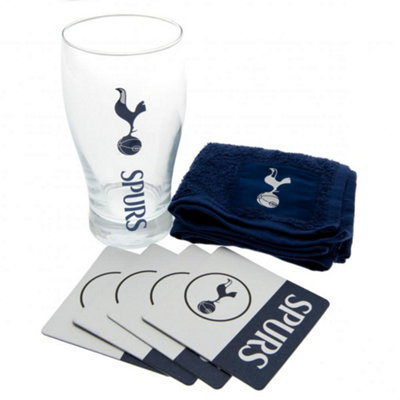 Tottenham Hotspur FC Official Mini Bar Set Navy/White (One Size)