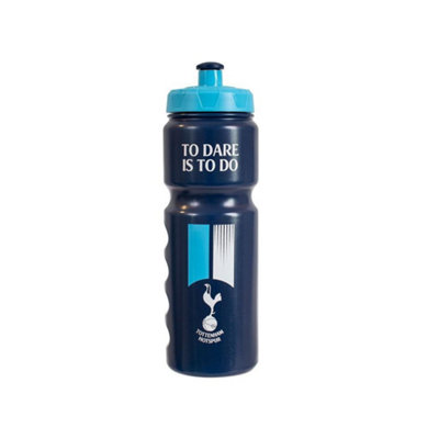 Tottenham Hotspur FC To Dare Is To Do Plastic Water Bottle Navy/Sky ...