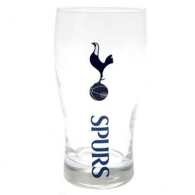 Tottenham Hotspur FC Tulip Pint Gl Clear (One Size) | DIY at B&Q
