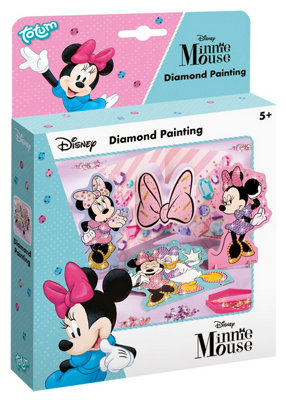 Totum Minnie Mouse Diamond Paint Childrens Arts & Crafts Kids Creative ...