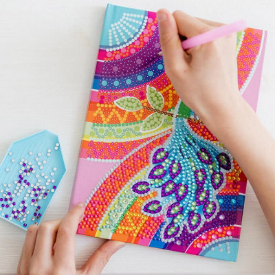 Totum - Peacock Diamond Paint Notebook