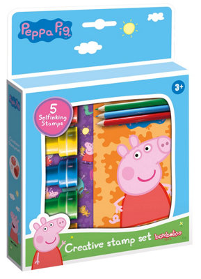 Totum Peppa Pig Creative Stamp Stationery Set | DIY at B&Q