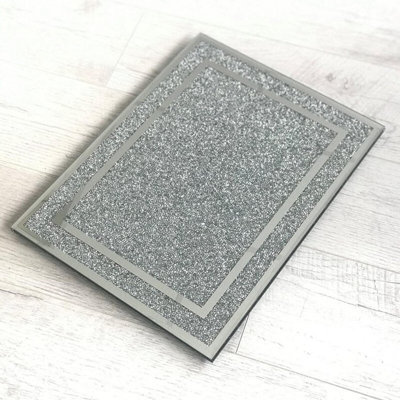 Touch of Venetian Silver Chopping Board Filled with Crushed Diamond ...