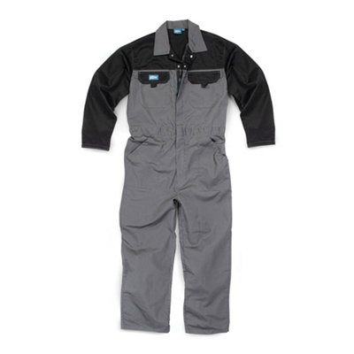 Tough Grit Zip-Front Coverall (Charcoal) (X Small)