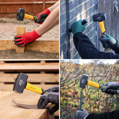 TOUGH MASTER Club Hammer Heavy Duty Demolition Hammer Long Handled Club ...