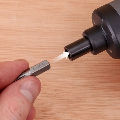 TOUGH MASTER Cordless Electric Screwdriver with Magnetic Bit Holder, 24 ...