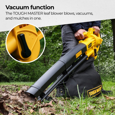 TOUGH MASTER Electric Leaf Blower Corded 3in1 230-240V 45L with Collection Bag - 3000 Watts (TM ...
