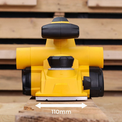 TOUGH MASTER Electric Wood Planer 110mm 1000W 16000 RPM Portable Hand ...