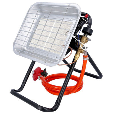 TOUGH MASTER Free Standing Space Warmer Gas Heater with Stand Portable 10250 to 15400 BTU/h