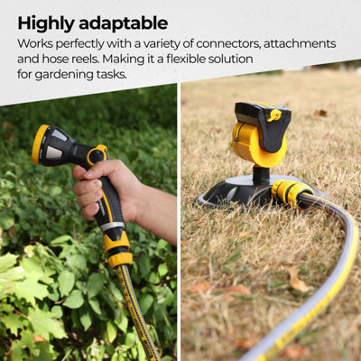 TOUGH MASTER Garden Hose Pipe Reinforced 15m / 50ft 4 ply anti kink