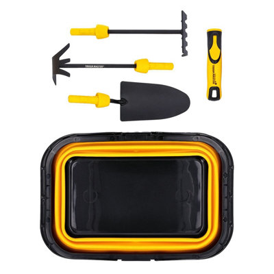 TOUGH MASTER Garden Tool Set Steel Hand Tool Gift Set with Hand Trowel ...