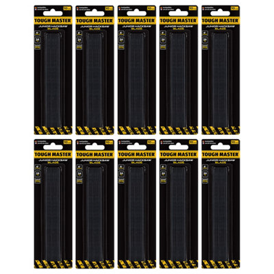 TOUGH MASTER Hacksaw Blades Pack of 100 150mm 24 TPI Carbon Steel ...