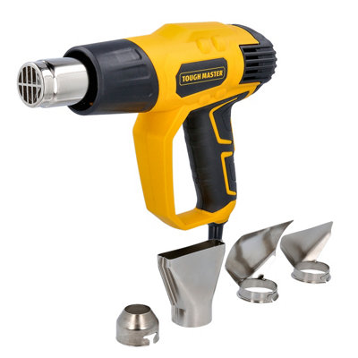TOUGH MASTER Heat Gun 2000W, Dual-Temperature Settings 350 - 550 degree ...