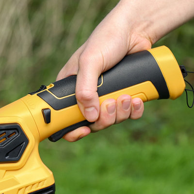 TOUGH MASTER Hedge Trimmer & Grass Shears Cordless 2 in 1 with ...