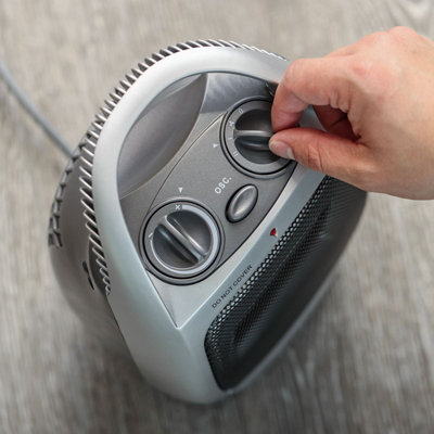 TOUGH MASTER MINI CERAMIC FAN HEATER OSCILLATING 1500W 50 HZ- CERAMIC ...