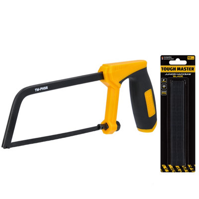 TOUGH MASTER Mini Hacksaw 6" 150mm Set with Extra 10pcs Replacement ...