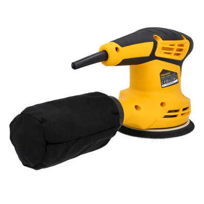 TOUGH MASTER ORBITAL SANDER CORDED 125MM 230-240V ELECTRIC SANDER WITH ...