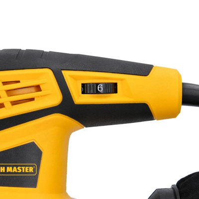 TOUGH MASTER ORBITAL SANDER CORDED 125MM 230-240V ELECTRIC SANDER WITH ...