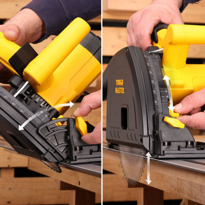 Dewalt track saw corded store