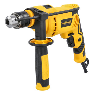 TOUGH MASTER Powerful Hammer Drill Corded Metal Key Chuck, Hammer and ...
