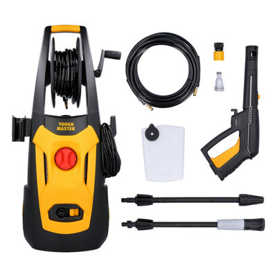 TOUGH MASTER Pressure Washer 140 Bar 1800W Compact Portable for Patio ...