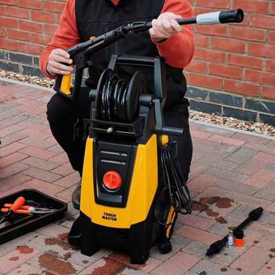 TOUGH MASTER Pressure Washer 160Bar 2000W Compact Portable for Patio ...
