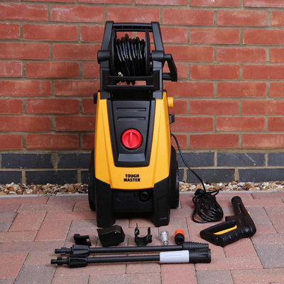 TOUGH MASTER Pressure Washer With Patio Cleaner 160Bar 2000W Compact ...
