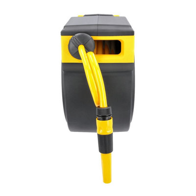 TOUGH MASTER Retractable Hose Reel Automatic, Wall-Mounted Hose Pipe ...