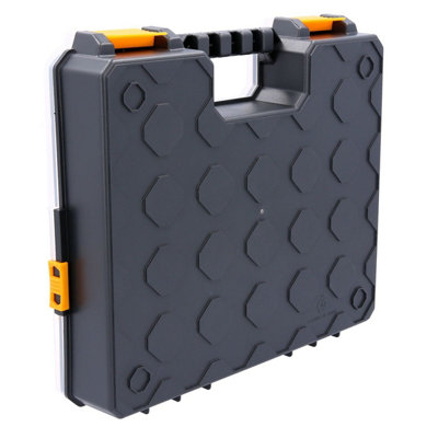 TOUGH MASTER Small Parts Carry Case / Organizer Light Stackable 9 ...