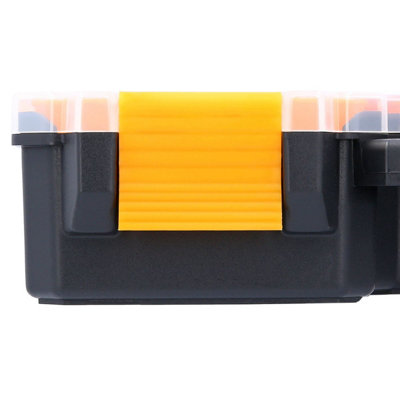TOUGH MASTER Small Parts Carry Case / Organizer Light Stackable 9 ...