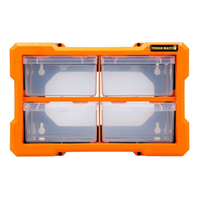 TOUGH MASTER Small Parts Modular Drawer Organiser Wall Mount or ...