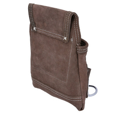 TOUGH MASTER Suede Leather Tool Pouch 6 Pockets - 1.6-1.8 Millimeters ...