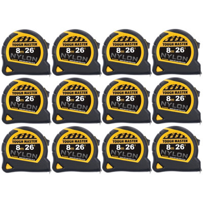 TOUGH MASTER TMetal Tape Measure 8m long with Class II Accuracy ...